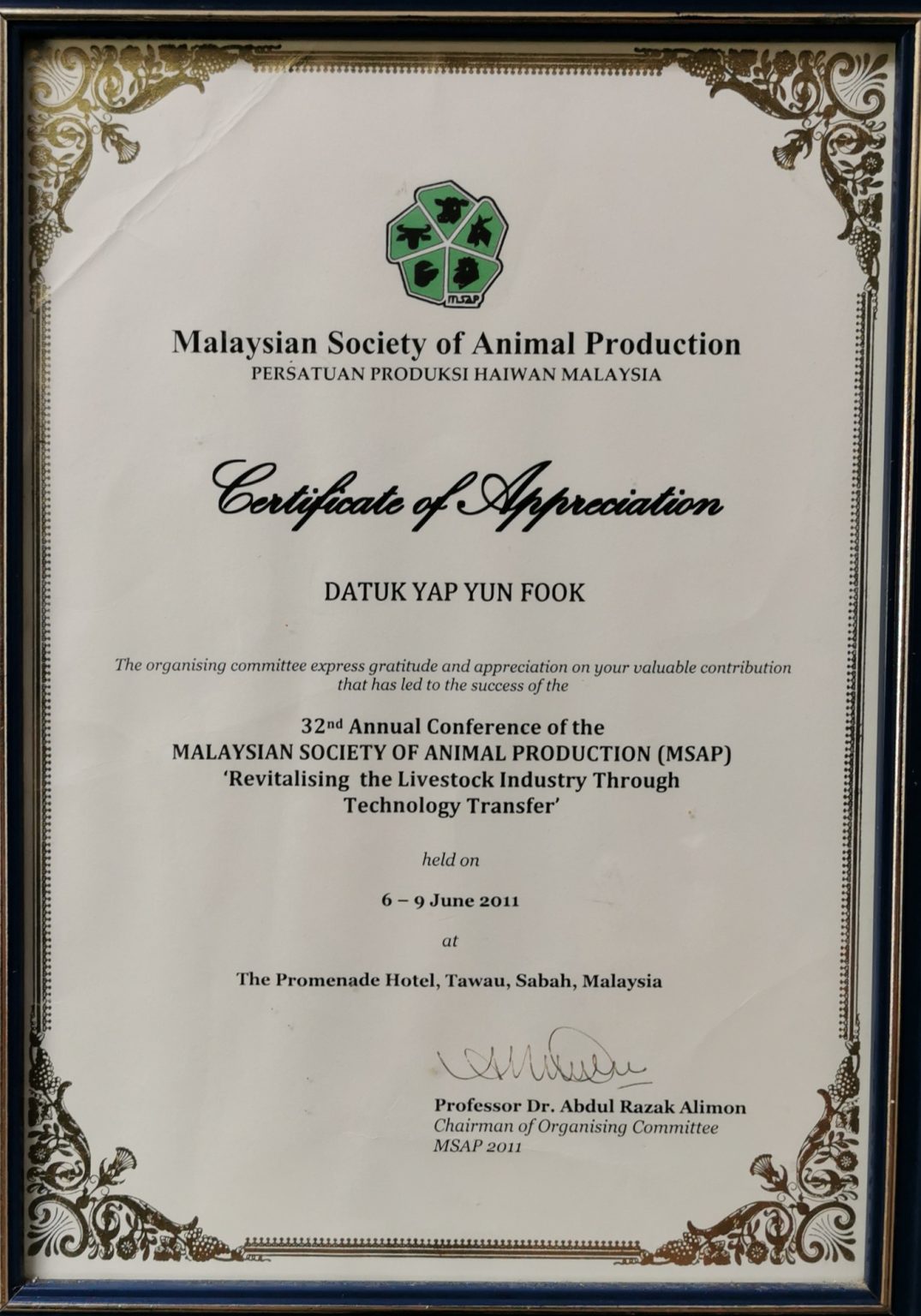 Achievements | Eco Yap | Fresh Milk Made In Sabah